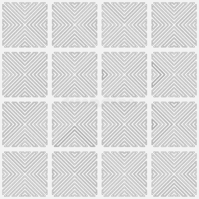 Abstract Grey and White Square Pattern Background, Bricks, Illusion ...