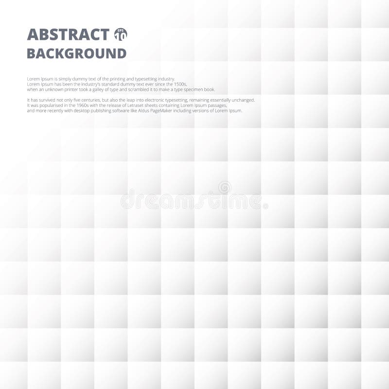 Abstract of Grey and White Square Pattern Geometric Background V Stock ...
