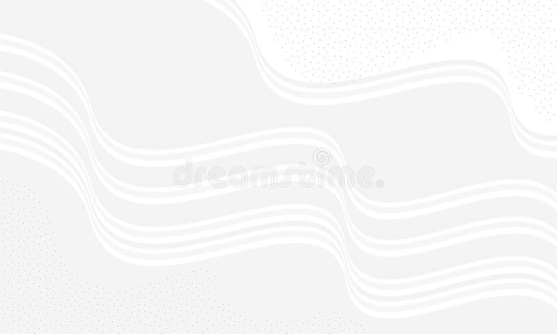 Abstract Grey and White Wavy Background Stock Vector - Illustration of ...