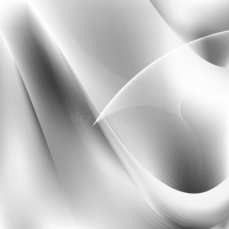 Abstract Grey and White Wavy Lines Background Stock Vector ...