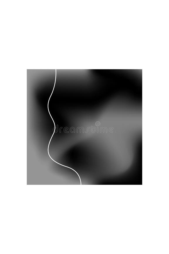 Abstract Greyscale Gradient Wall Decor Stock Illustration ...