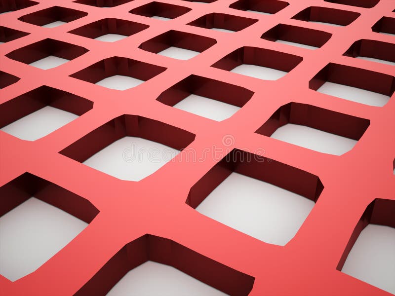 Abstract Grid Background Concept Rendered Stock Illustration ...