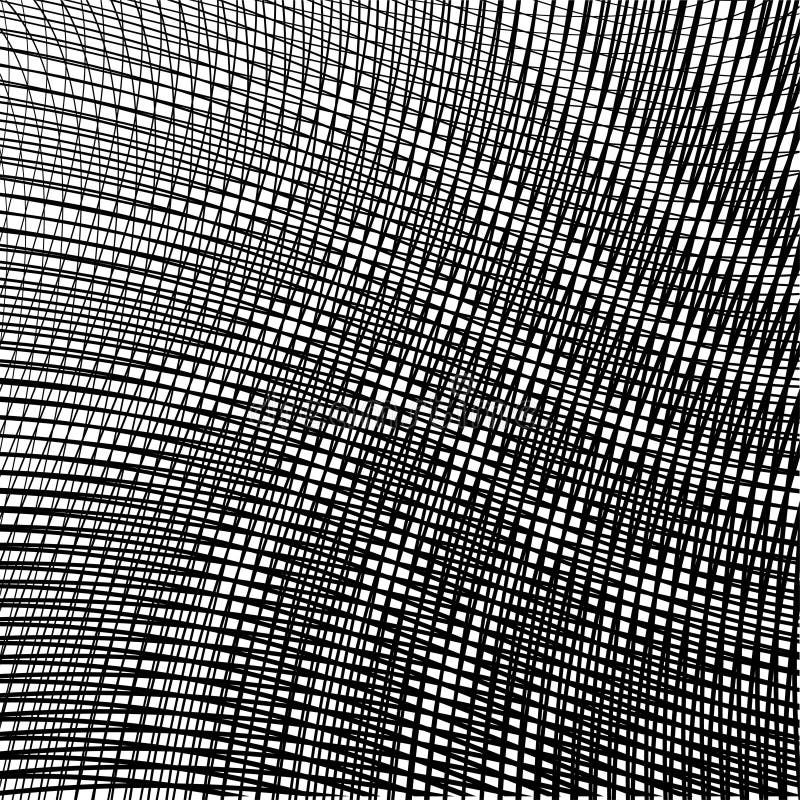 Abstract Grid Background with Crossed Stripes Texture and Moire Effect ...