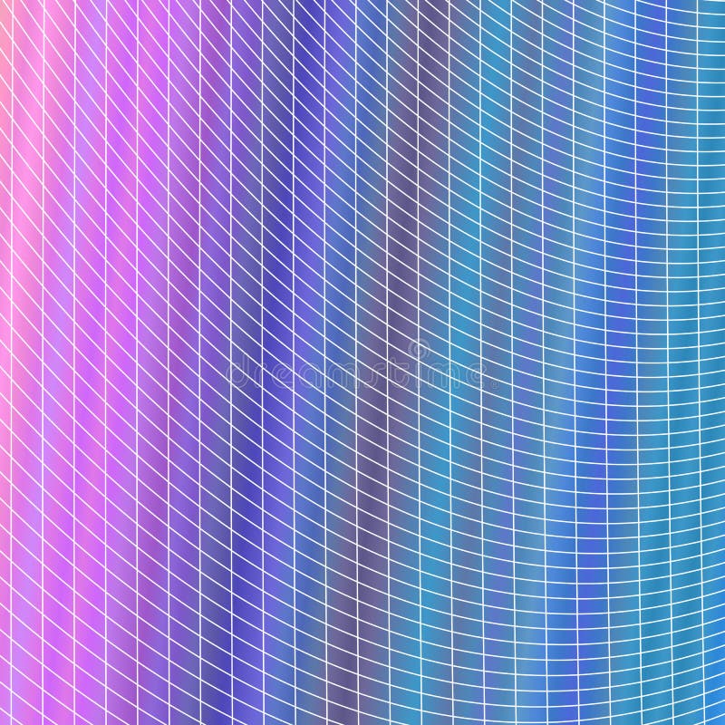 Abstract Grid Background Vector Graphic Design From Curved Angular Striped Grid Stock Vector