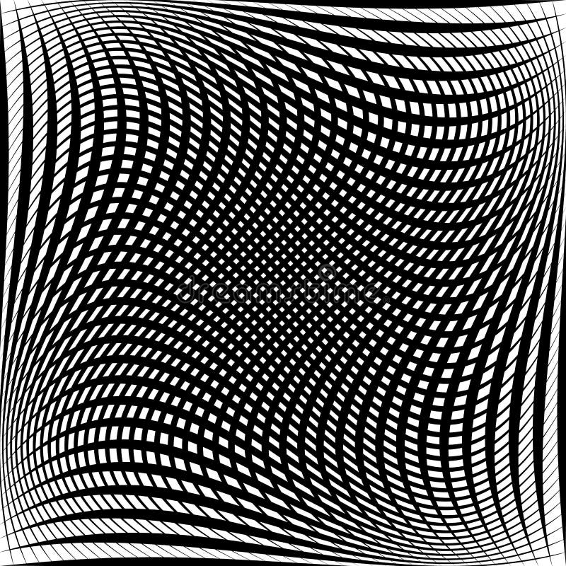 Abstract Grid Mesh Pattern With Distortion Effect Stock Vector Illustration Of Mesh
