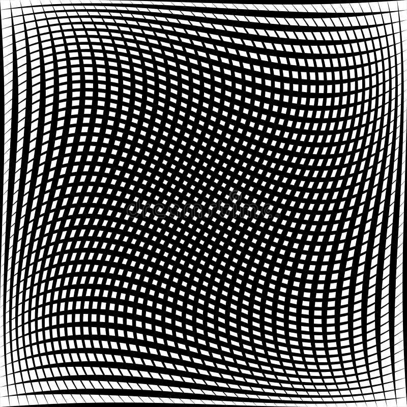 Abstract Grid Mesh Pattern With Distortion Effect Stock Vector Illustration Of Eddy