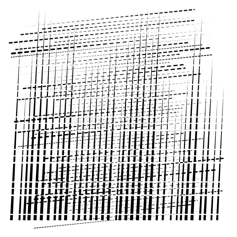 Abstract Grid, Mesh of Random Scatter Chunks, Pieces. Geometric ...