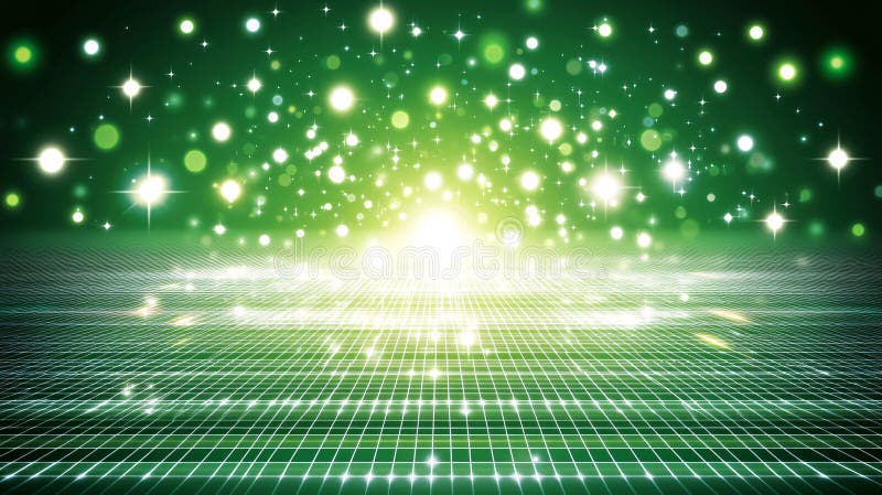 Green Wireframe Brain with Binary Numeral Text BG Stock Vector ...