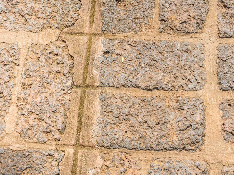 Abstract Grid Tiles Rock Pattern Floor Stock Photo - Image of surface ...