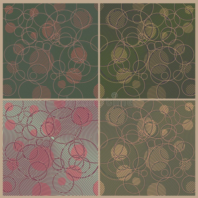 Abstract groovie pattern stock illustration. Illustration of print ...