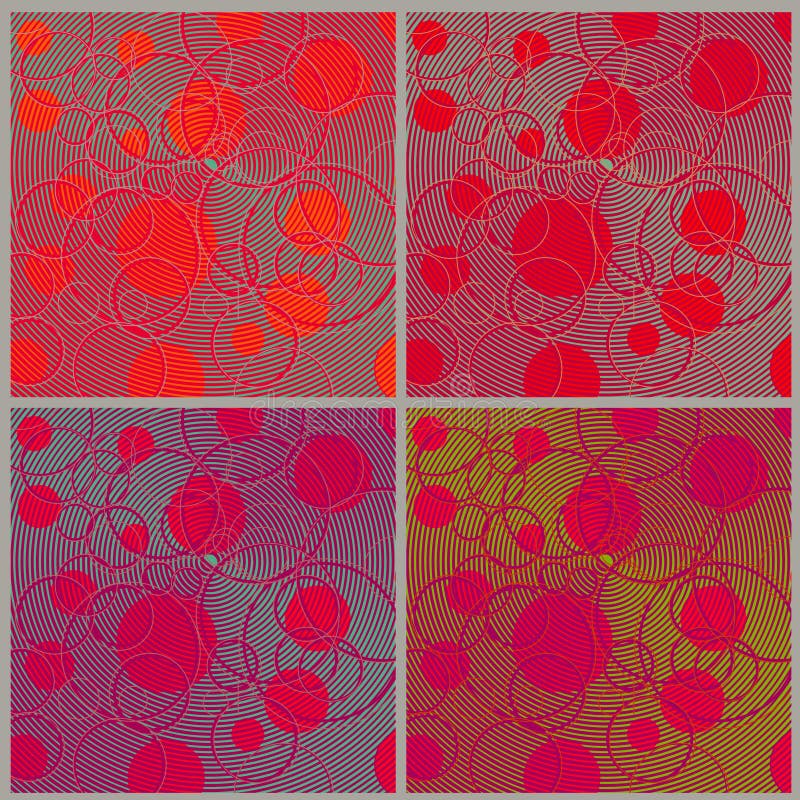 Abstract groovie pattern stock illustration. Illustration of single ...