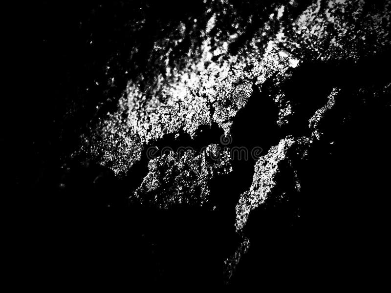 Abstract Ground Texture. Black and White, so Contrast and Grainy Stock ...