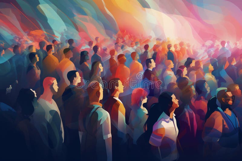 Crowded Protest Stock Illustrations – 249 Crowded Protest Stock ...