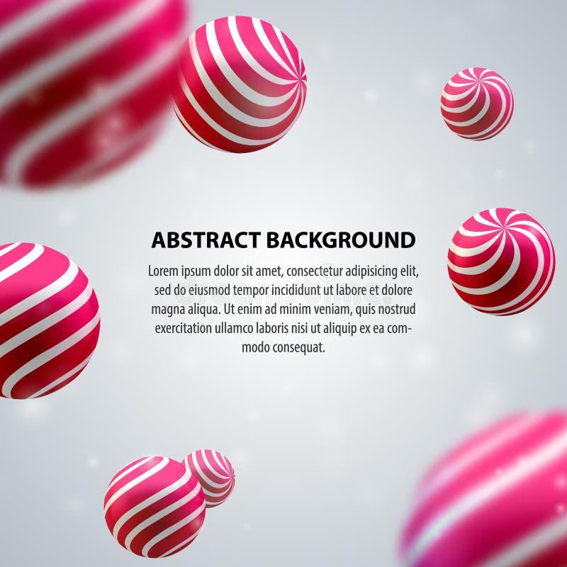 Abstract group of spheres stock vector. Illustration of shape - 46483543