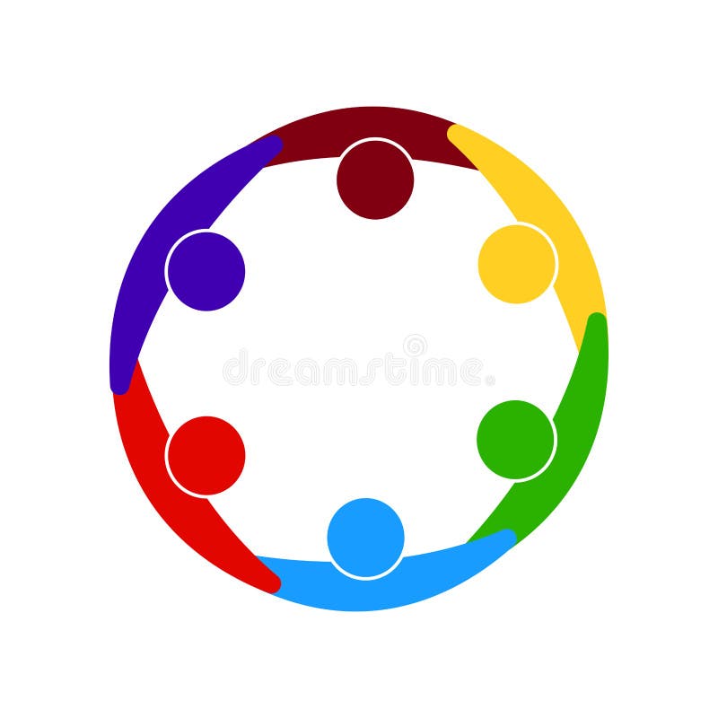 Abstract group symbol stock vector. Illustration of group - 105505474