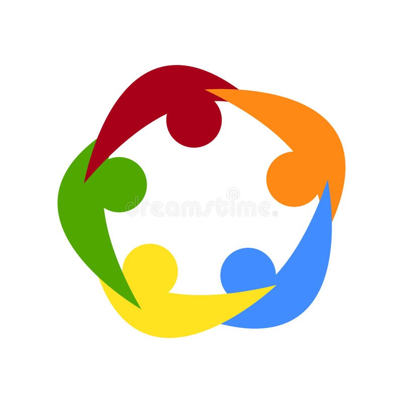 Abstract group symbol stock vector. Illustration of icon - 105505798