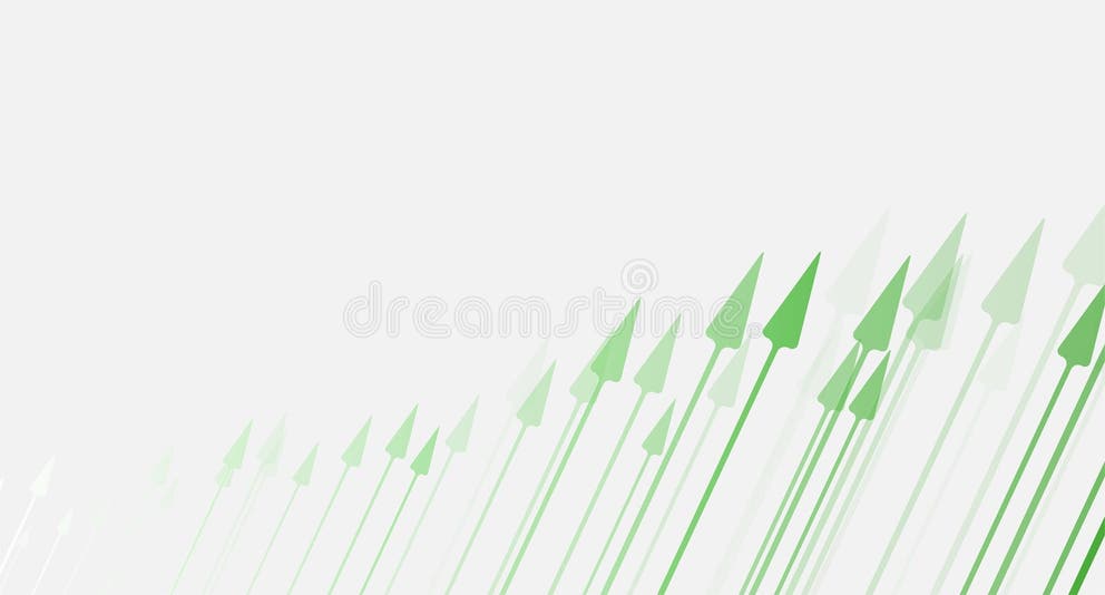 Abstract Bright Green Growing Financial Graph Chart Background Stock ...