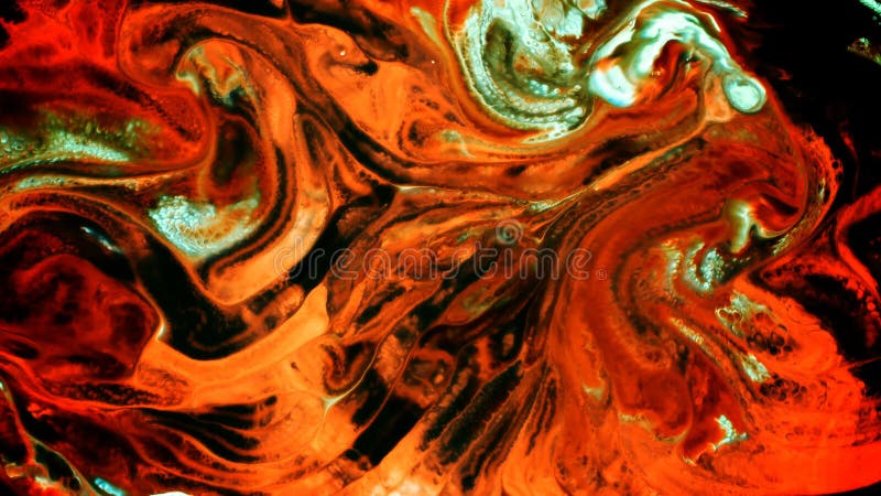 Abstract Grunge Art Ink Movement on Milk Stock Video - Video of ...