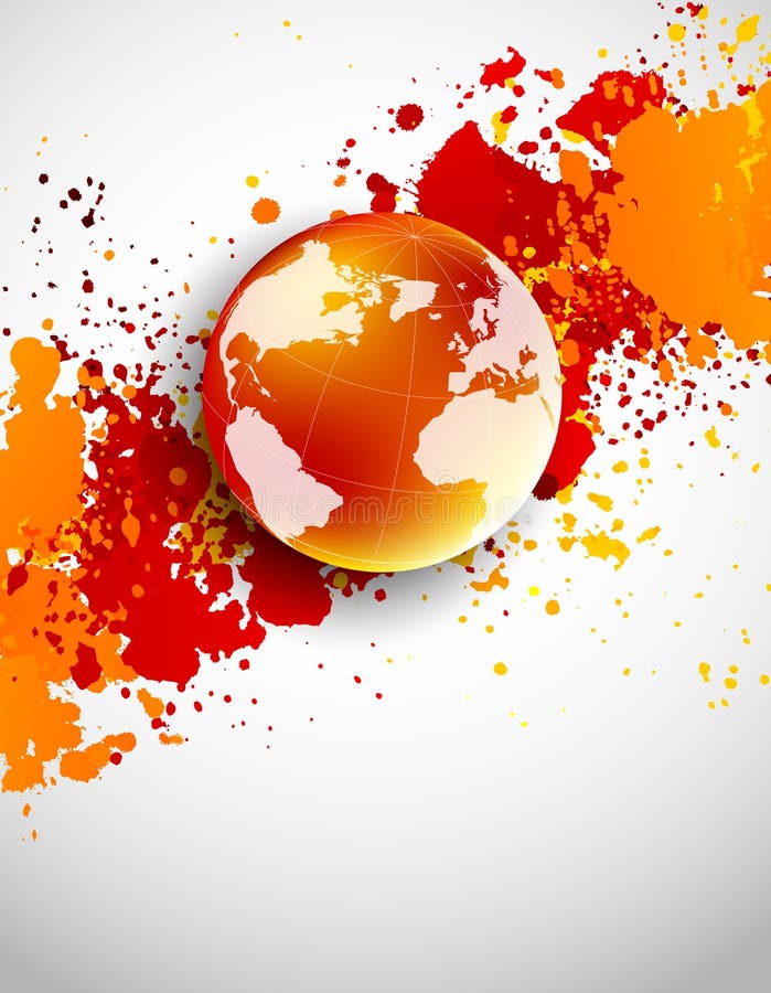 Abstract Grunge Circles. Education Background Stock Vector ...