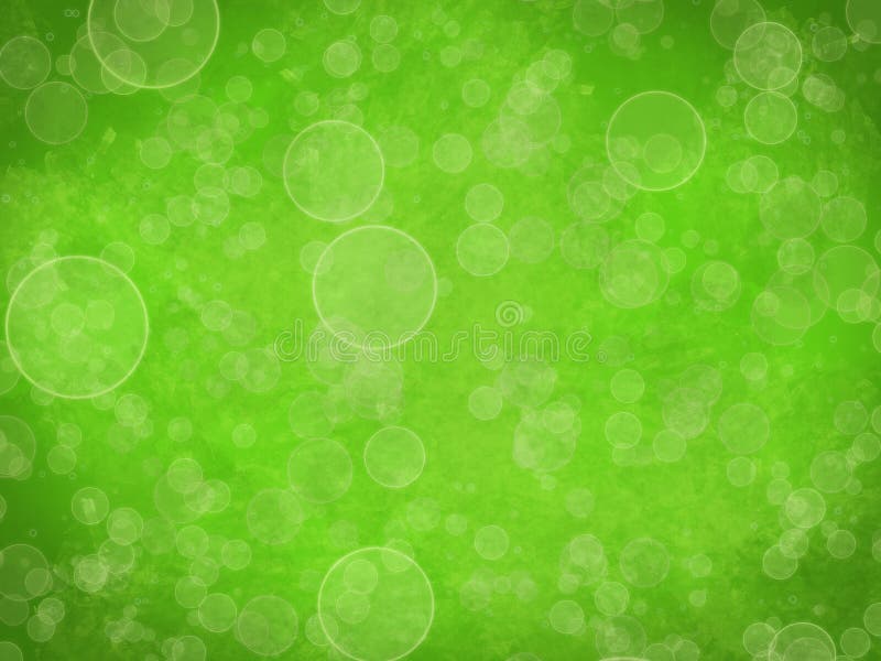 Abstract Grunge Background - Green Bokeh Texture Stock Illustration ...