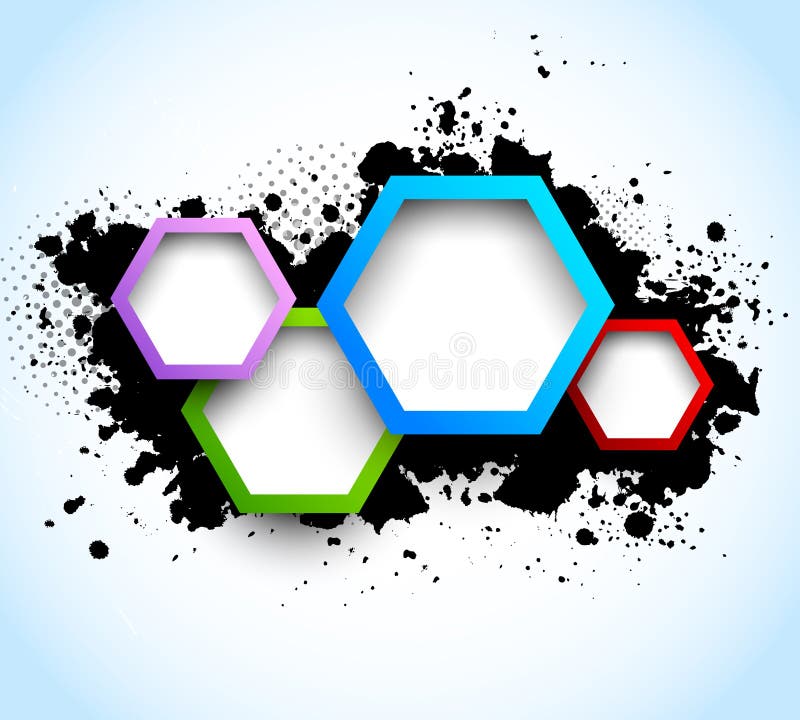 Abstract Grunge Circles. Education Background Stock Vector ...