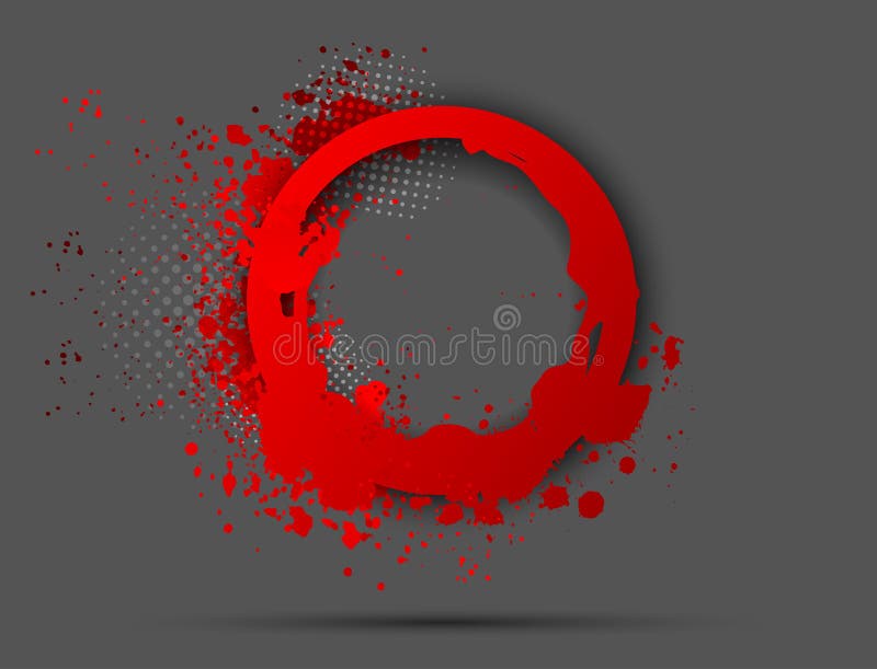 Abstract Grunge Circles. Education Background Stock Vector ...