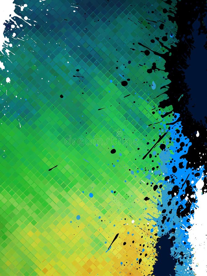 Abstract Grunge Background, Vector Stock Vector - Illustration of blue ...