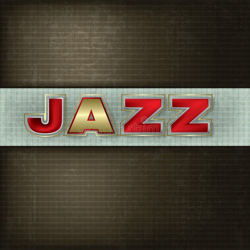 Abstract Grunge Background with Word Jazz Stock Vector - Illustration ...