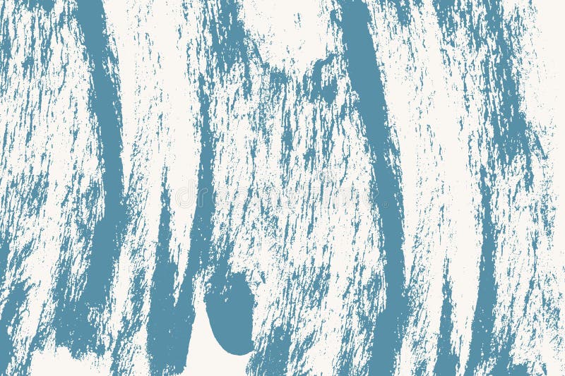 Abstract Grunge Brush Stroke Background. Blue Bold Rough Texture for ...