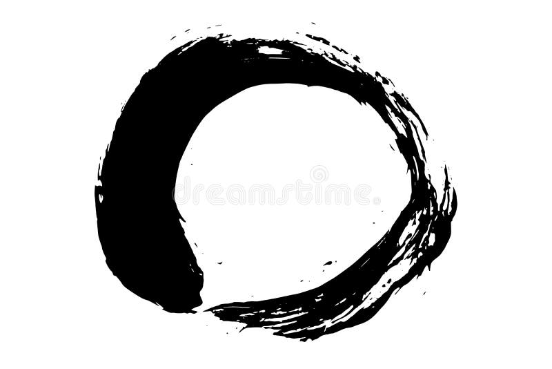 Abstract Grunge Brush Strokes with Rough Edges Texture. EPS10 V Stock ...