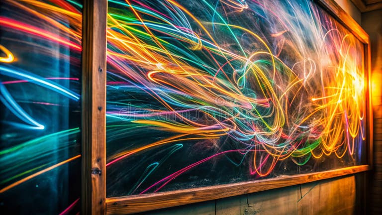 Abstract Grunge Chalkboard Texture Background a Long Exposure Study in Educational Design for ...