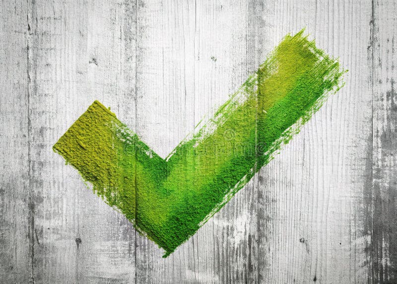 Abstract Grunge Checkmark Design Element a HandDrawn Approval Symbol ...
