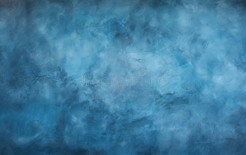 Abstract Grunge Decorative Plaster Wall. Rough Surface with Light Blue ...