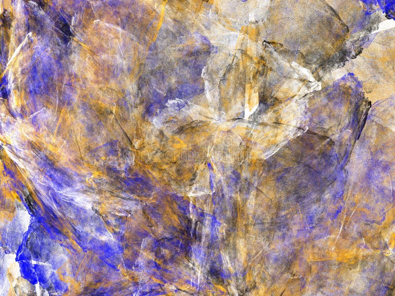 Abstract Grunge Dirty Blue Orange Pattern Stock Illustration ...