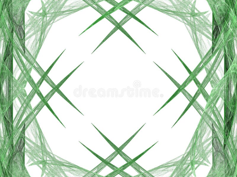 Abstract Grunge Dirty Green Symmetrical Pattern Stock Illustration ...