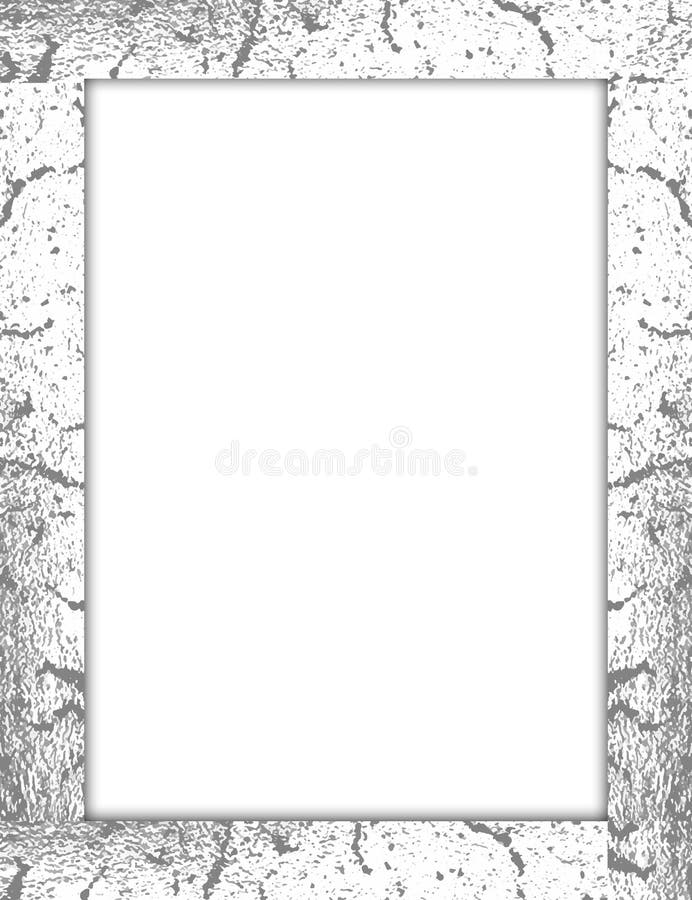 Abstract Grunge Old Textured Frame Design Template Mockup. Stock ...