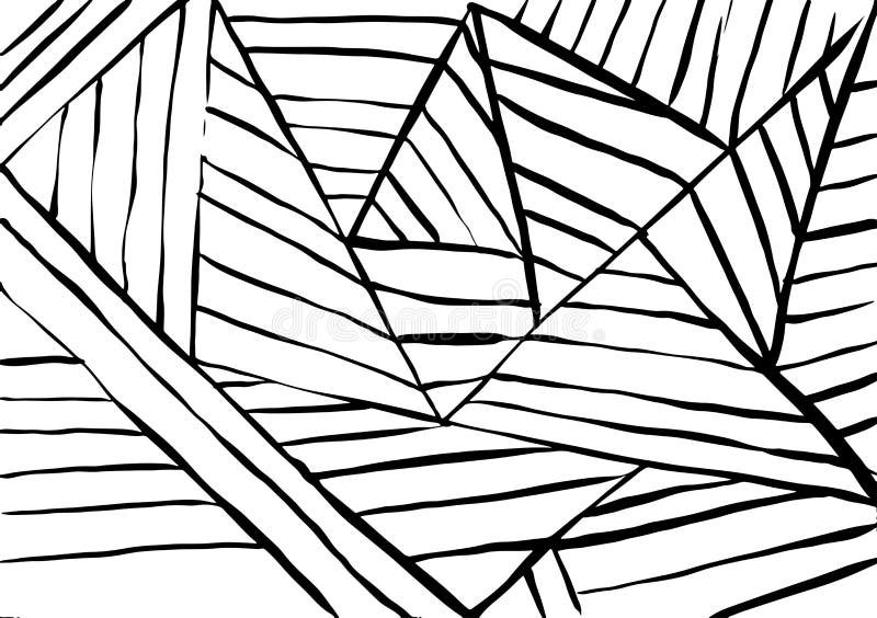 Abstract Grunge Dry Brush Lines Pattern Stock Vector - Illustration of ...