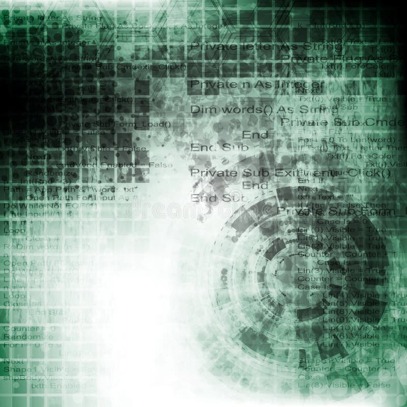 Hi-tech Engineering Drawing Stock Vector - Illustration of color ...