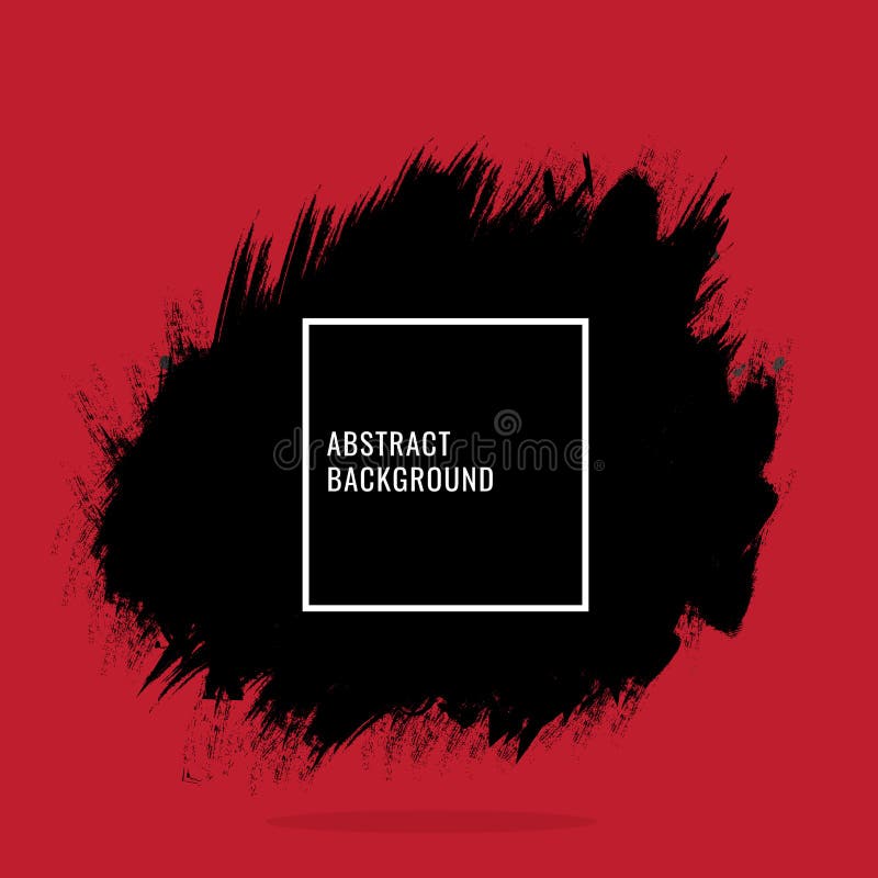 Abstract Grunge Freeform Red and Black Background Stock Vector ...