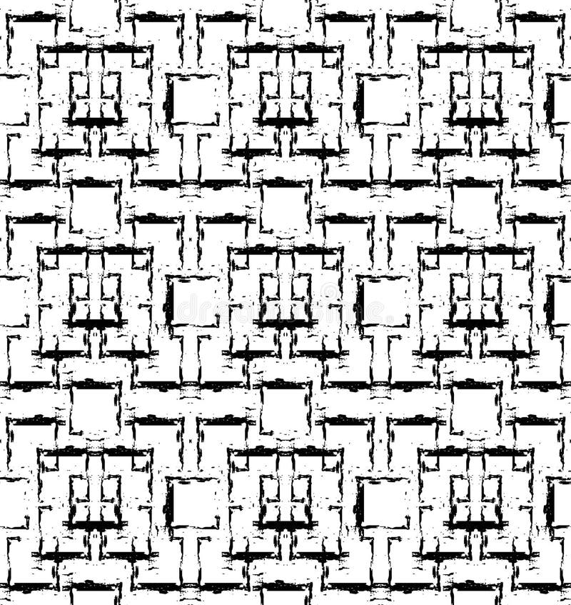 Abstract Grunge Geometric Pattern Stock Illustration - Illustration of ...