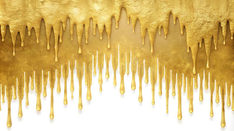 Abstract Grunge Gold Drip Pattern Template: a Bold and Modern Design ...