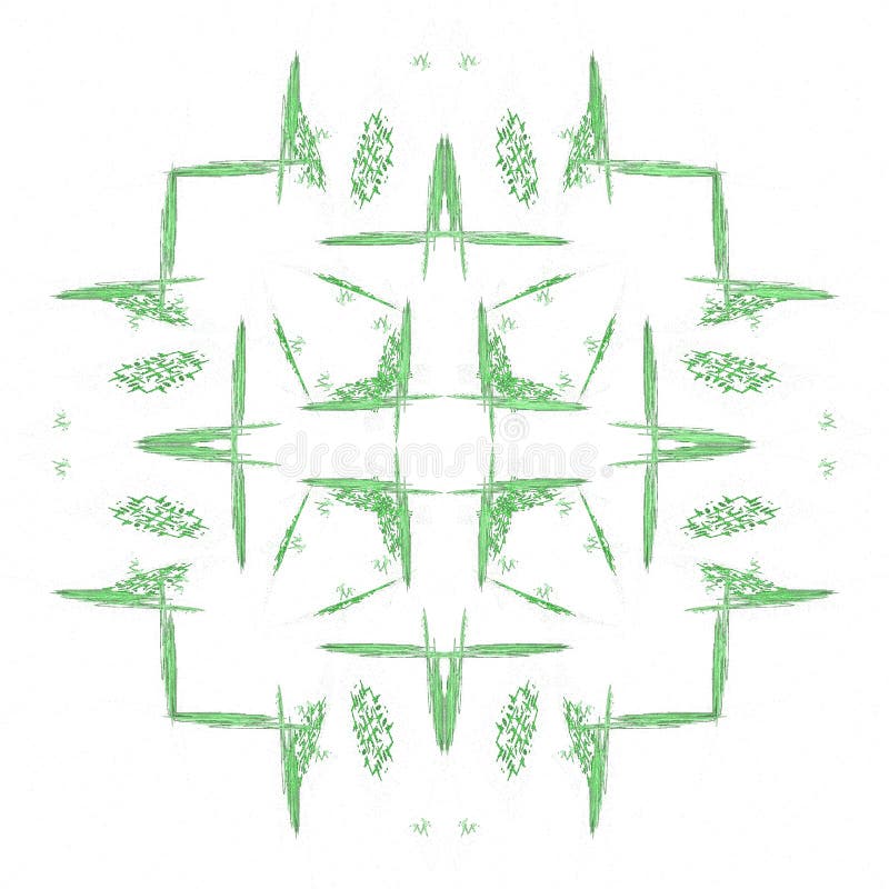 Abstract Grunge Green Isolated Pattern Stock Illustration ...