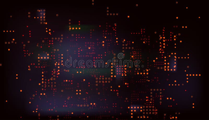 Abstract Grunge Grid Polka Dot Background Pattern. Spotted Red and ...