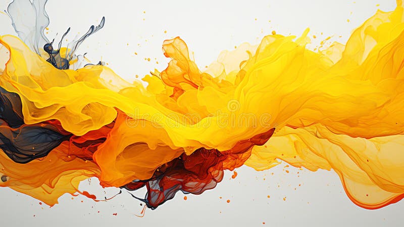 Abstract Grunge Ink Design Element Splashing on Background Stock ...