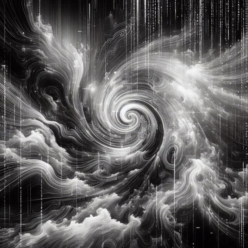 Black White Matrix Patterns Stock Illustrations – 140 Black White ...