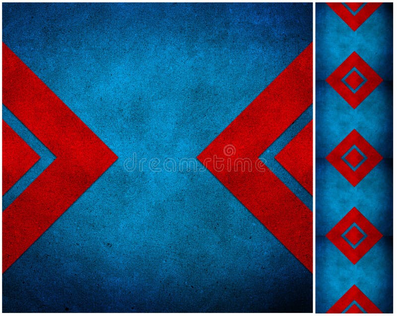 Abstract Grunge Recycled Paper Craft Mosaic Stock Illustration ...