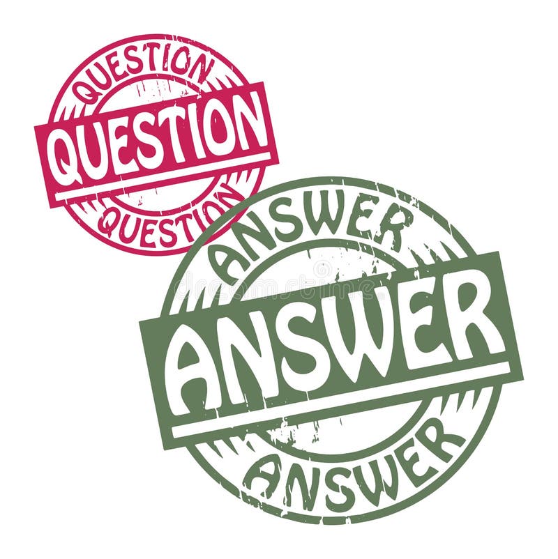 Text box and question mark stock vector. Illustration of object - 35564951