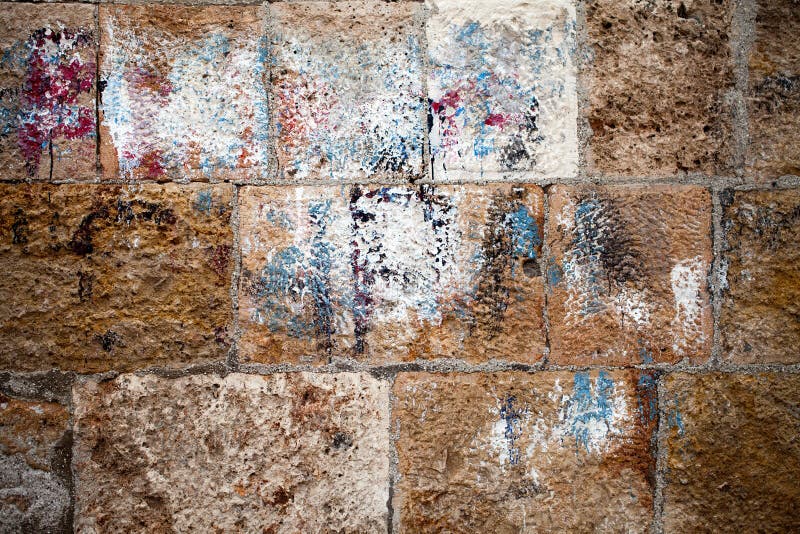 Abstract Grunge Stone Wall Background Stock Image - Image of design ...
