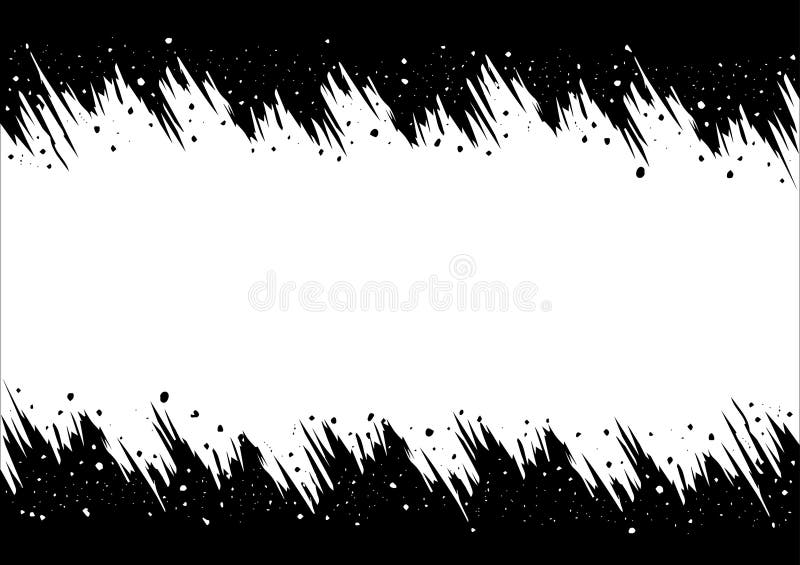 Abstract Grunge Texture Background, Rough Edge Frame, Distressed Border ...