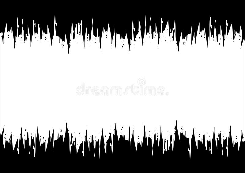 Abstract Grunge Texture Background, Rough Edge Frame, Distressed Border ...